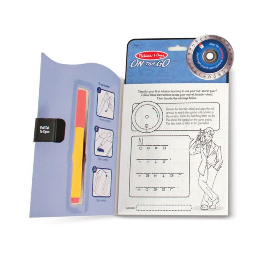 Melissa & Doug Secret Decoder Game Book – Playful Panda